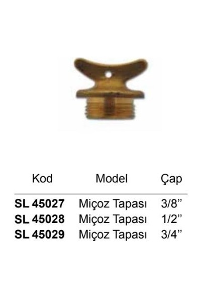 Sealux Miçoz Tapası 3/4'''