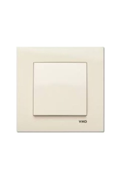 Viko Karre Anahtar (Çerçeve Dahil)-Krem