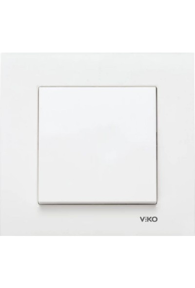 Viko Karre Anahtar (Çerçeve Dahil)-Beyaz