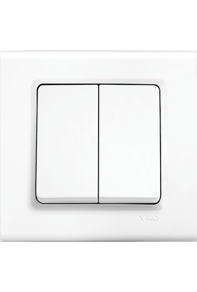 Viko Linnera Komütatör (Çerçeveli)-Beyaz Viko Linnera Komütatör (Çerçeveli)-Beyaz