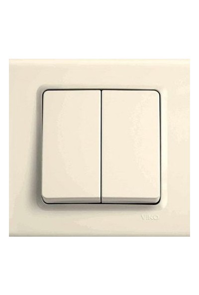 Viko Linnera Komütatör (Çerçeveli)-Krem Viko Linnera Komütatör (Çerçeveli)-Krem