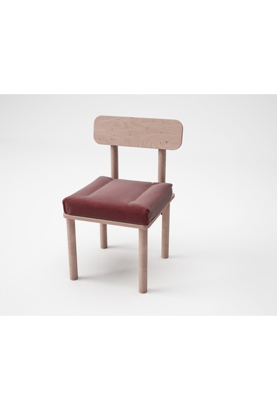 Vudiva Magnesia Sandalye Bordo Vudiva Magnesia Sandalye Bordo