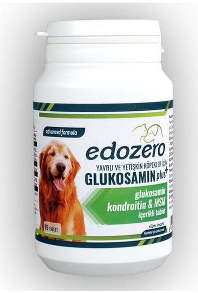 Edozero Glukosaminplus Köpek 75 Tablet 60GR Edozero Glukosaminplus Köpek 75 Tablet 60GR
