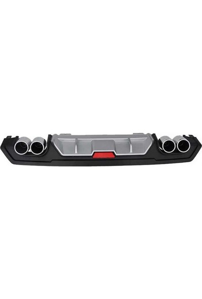 DRS Tuning Shop Honda Civic 2017 Fc5 Turbo Difüzör Arka Tampon Eki Gri DRS Tuning Shop Honda Civic 2017 Fc5 Turbo Difüzör Arka Tampon Eki Gri