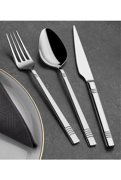 Arsel Asya Sade 90 Parça Kutulu Çatal Bıçak Takımı Arsel Asya Sade 90 Parça Kutulu Çatal Bıçak Takımı