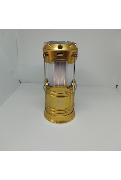 Kırgıl Güneş Enerjili Flame Lamb LED Işıldak