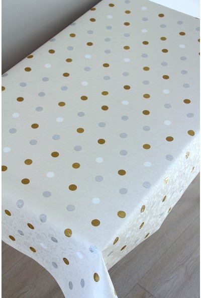 Dede Ev Tekstil Astarlı Silinebilir Pvc Muşamba Masa Örtüsü 5466678