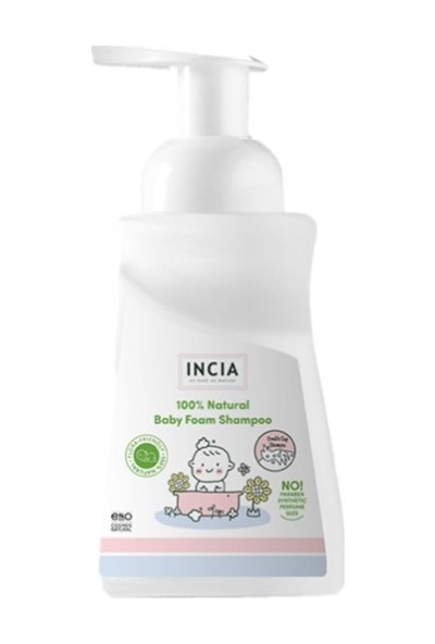 Incıa Doğal Bebek Köpük Şampuanı 200ML Incıa Doğal Bebek Köpük Şampuanı 200ML