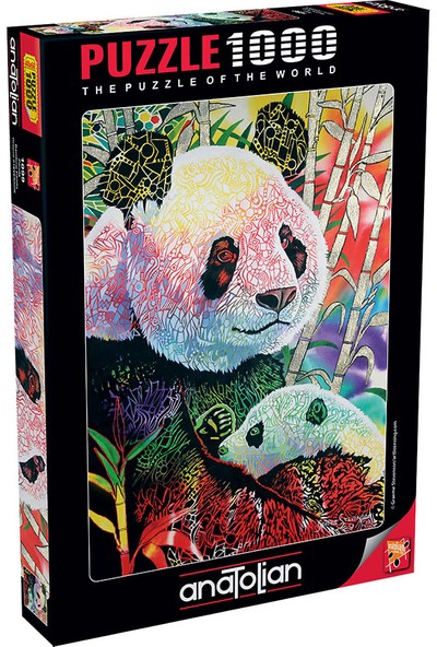 Anatolian Puzzle 1000 Parça Panda 1099 Anatolian Puzzle 1000 Parça Panda 1099
