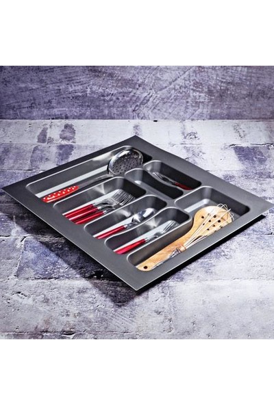 Emr Çekmece İçi Modül Kaşıklık - Çekmece İçi Düzenleyici 55 49 cm Antrasit Emr Çekmece İçi Modül Kaşıklık - Çekmece İçi Düzenleyici 55 49 cm Antrasit