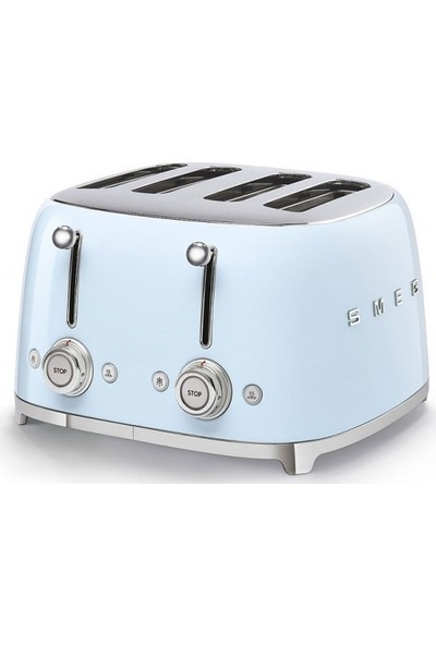 Smeg TSF03PBEU Pastel Mavi Ekmek Kızartma 4 Slot Smeg TSF03PBEU Pastel Mavi Ekmek Kızartma 4 Slot