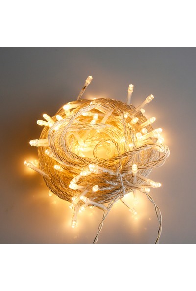 Cicican Gün Işığı LED Işık Fişli Kumandalı 8 Modlu 100 Ledli 5 Metre Cicican Gün Işığı LED Işık Fişli Kumandalı 8 Modlu 100 Ledli 5 Metre