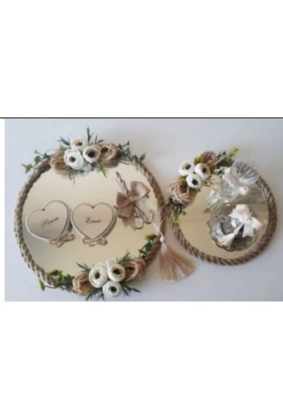 Bk Dekorasyon Söz ve Nişan Tepsisi