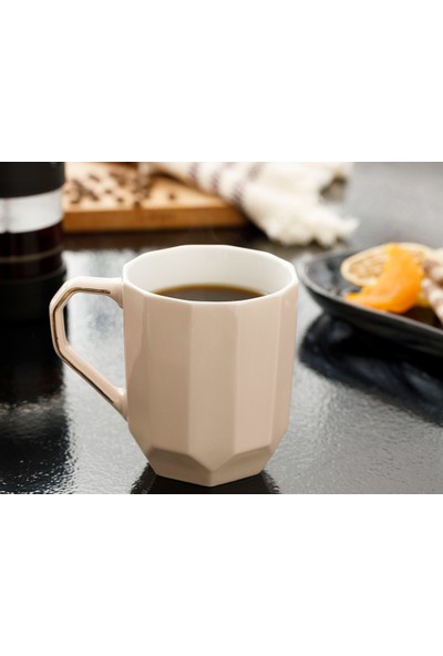 English Home Adela New Bone Kupa 350 Ml. Krem English Home Adela New Bone Kupa 350 Ml. Krem