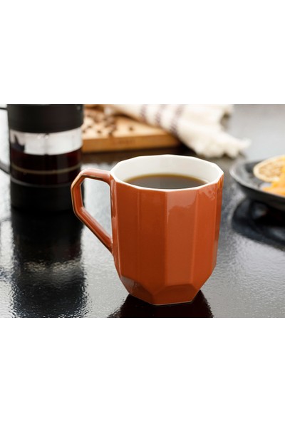 English Home Adela New Bone Kupa 350 Ml. Turuncu English Home Adela New Bone Kupa 350 Ml. Turuncu