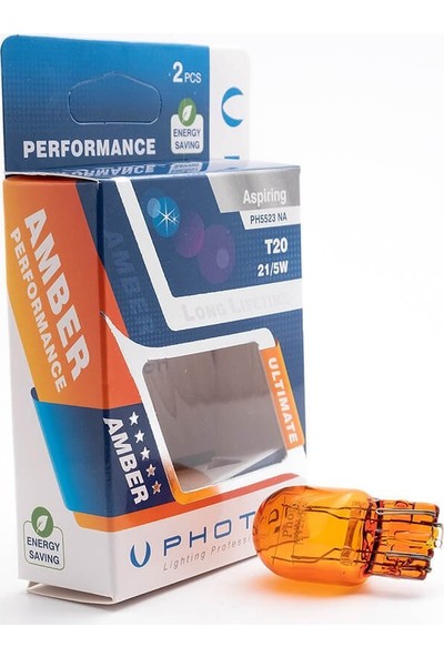 Photon T20 21/5W 12V Çift Devre N.amber