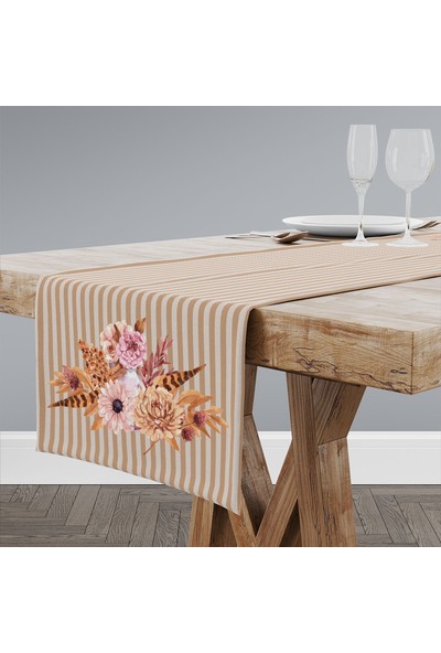 Madame Mila Sonbahar Desenli