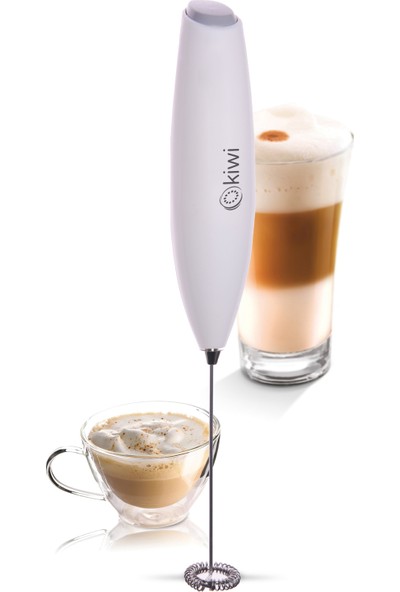 Kiwi Kcm 7501 Pilli Mini Mixer Kahve Süt Köpürtücü Karıştırıcı Beyaz Kiwi Kcm 7501 Pilli Mini Mixer Kahve Süt Köpürtücü Karıştırıcı Beyaz
