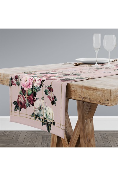 Madame Mila Pudra Kafes Çiçek Desenli