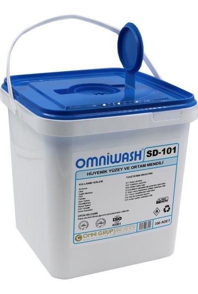 Omniwash SD-101 Hijyenik Yüzey ve Ortam Mendili 350'LI