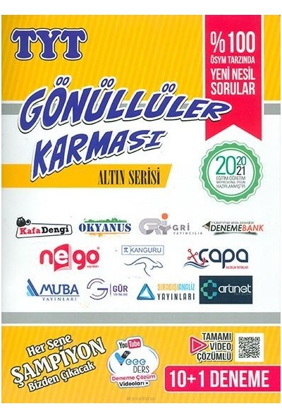 Gönüllüler Karması TYT Deneme Altın Serisi