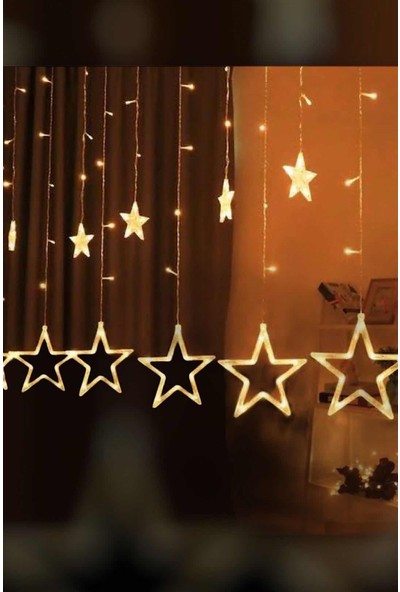 Magicledcorner Yıldız Perde LED Kumandalı Iç Mekan Magicledcorner Yıldız Perde LED Kumandalı Iç Mekan