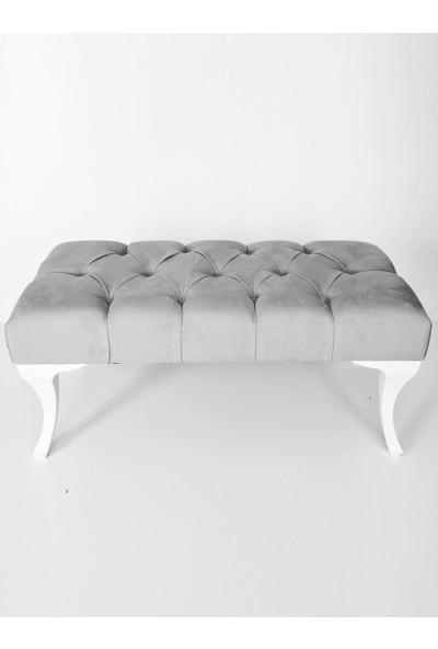 Ekon Gema Hünkar Puf Bench Gri 90 Cm. 1. Sınıf Silinebilir Kumaş Ekon Gema Hünkar Puf Bench Gri 90 Cm. 1. Sınıf Silinebilir Kumaş