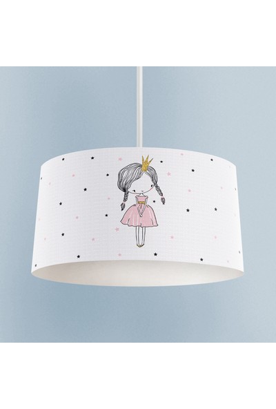Mekta Home Prenses Kız Desenli Avize
