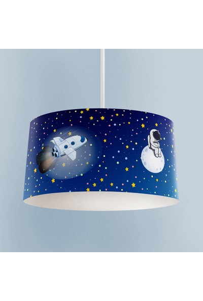 Mekta Home Astronot ve Gezegen Desenli Avize Mekta Home Astronot ve Gezegen Desenli Avize