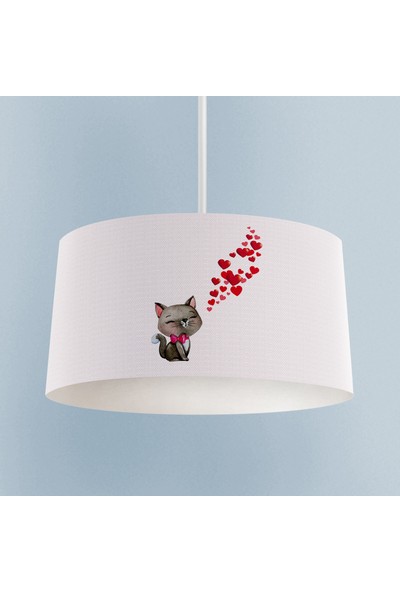 Mekta Home Kedi ve Kalpli Avize Mekta Home Kedi ve Kalpli Avize