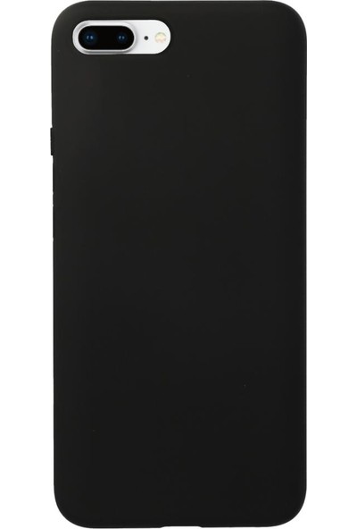 Fitcase iPhone 7 Plus / 8 Plus Kılıf Nano Lansman Silikon Arka Kapak Siyah