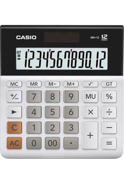 Casio Mh-12-We 12 Hane Masa Üstü Hesap Makinesi