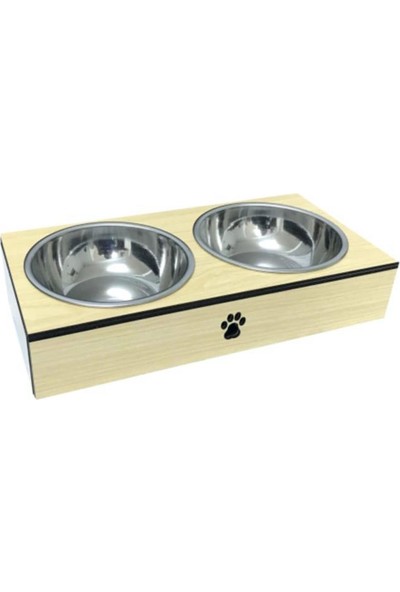 Woody Life Ahşap Sehpalı Ikili Çelik Mama Kabı Kedi Köpek Devrilmez Mama Kabı Woody Life Ahşap Sehpalı Ikili Çelik Mama Kabı Kedi Köpek Devrilmez Mama Kabı