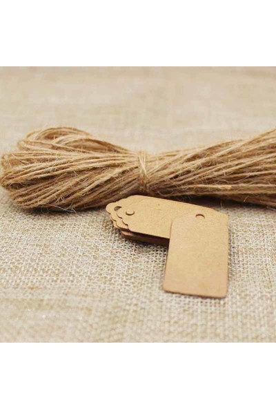 Aydın Dekor Büyük Ipli Kraft Fıyat Etiketi Kraft Renk 80'li