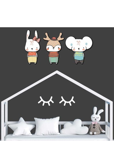 Wooden ahiap dekor süsü