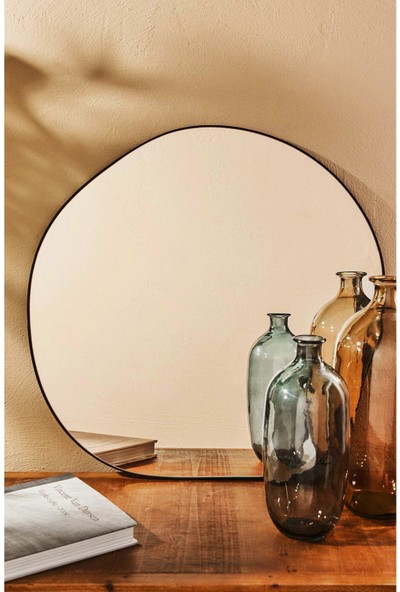 Lyn Home Lyn Dekoratif Asimetrik Ayna Siyah