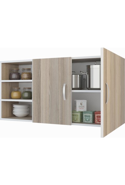 Kenzlife hazır mutfak castus32 crd 060x120x32 mutfak dolabı kapaklı raflı Kenzlife hazır mutfak castus32 crd 060x120x32 mutfak dolabı kapaklı raflı