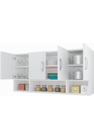 Kenzlife hazır mutfak severus byz 060x120x32 mutfak dolabı kapaklı raflı Kenzlife hazır mutfak severus byz 060x120x32 mutfak dolabı kapaklı raflı