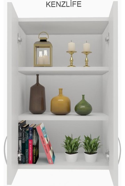Kenzlife mutfak dolabı idil 060x40.32 byz 2 raflı kapaklı