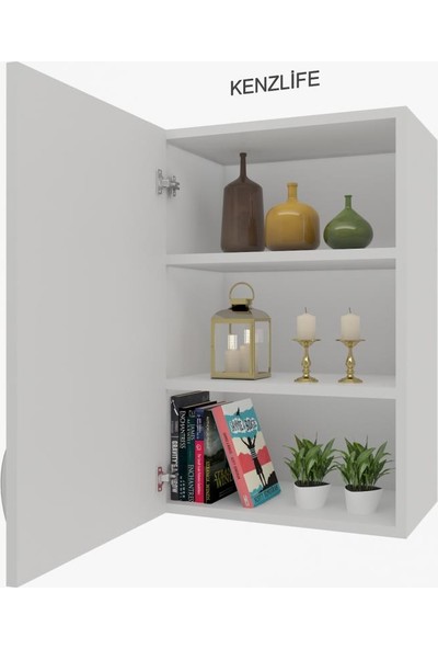 Kenzlife mutfak dolabı irem 060x60.32 byz 2 raflı kapaklı