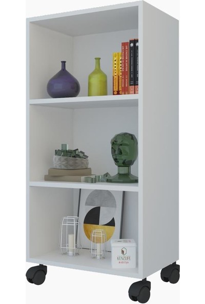 Kenzlife mutfak dolabı raziye 088x030x30 byz tekerlekli