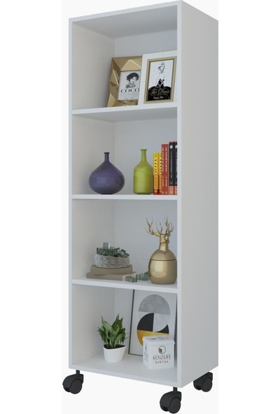 Kenzlife mutfak dolabı raziye 148x030x30 byz tekerlekli