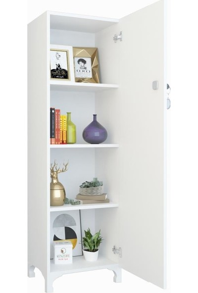 Kenzlife mutfak dolabı zehra 128x050x032 byz kilitli ayaklı