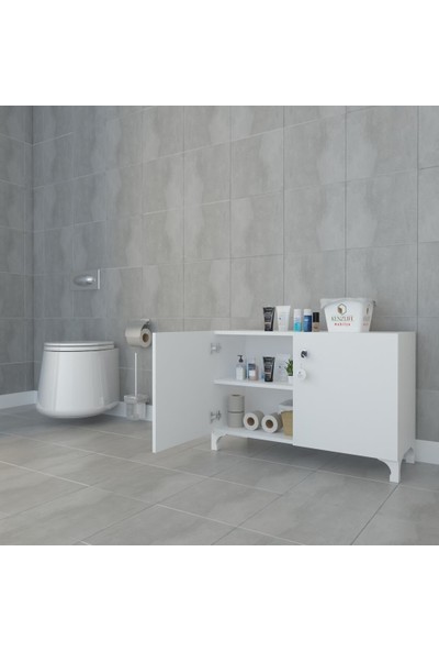 Kenzlife mutfak dolabı çilem 048x090x032 byz kilitli ayaklı