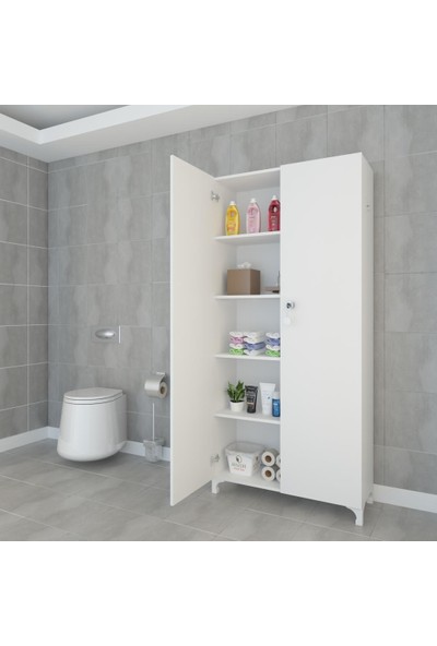 Kenzlife mutfak dolabı çilem 188x090x032 byz kilitli ayaklı