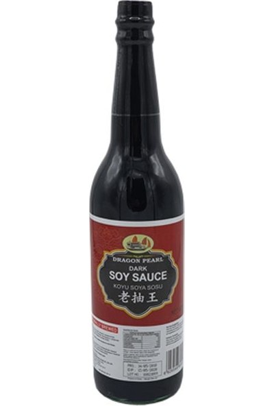 Dragon Pearl Dark Koyu Renkli Soya Sosu 625 ml Dragon Pearl Dark Koyu Renkli Soya Sosu 625 ml