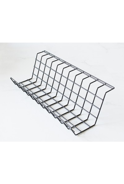 Infinikey Infınıkey,kablo Koruyucu,masa Altı Kablo Düzenleyici Siyah Metal