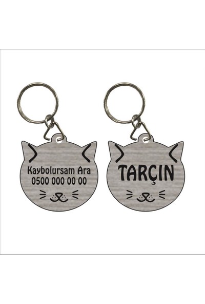 Ömr Dizayn Hediye Kedi Isim Künyesi Kedinize Özel Isimlik Model2 Ömr Dizayn Hediye Kedi Isim Künyesi Kedinize Özel Isimlik Model2