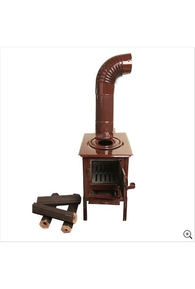 Narım Mini Emaye Kuzine Odun Sobası-- 5 kg Odun Hediyeli-- Narım Mini Emaye Kuzine Odun Sobası-- 5 kg Odun Hediyeli--