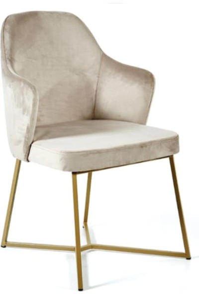 Decora Grande Lüks Sandalye Metal Gold Kaplama